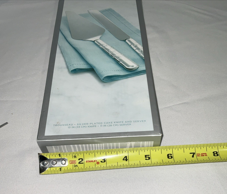 Martha Stewart Collection Silver Plated 2 Piece Cake Server Set | eBay