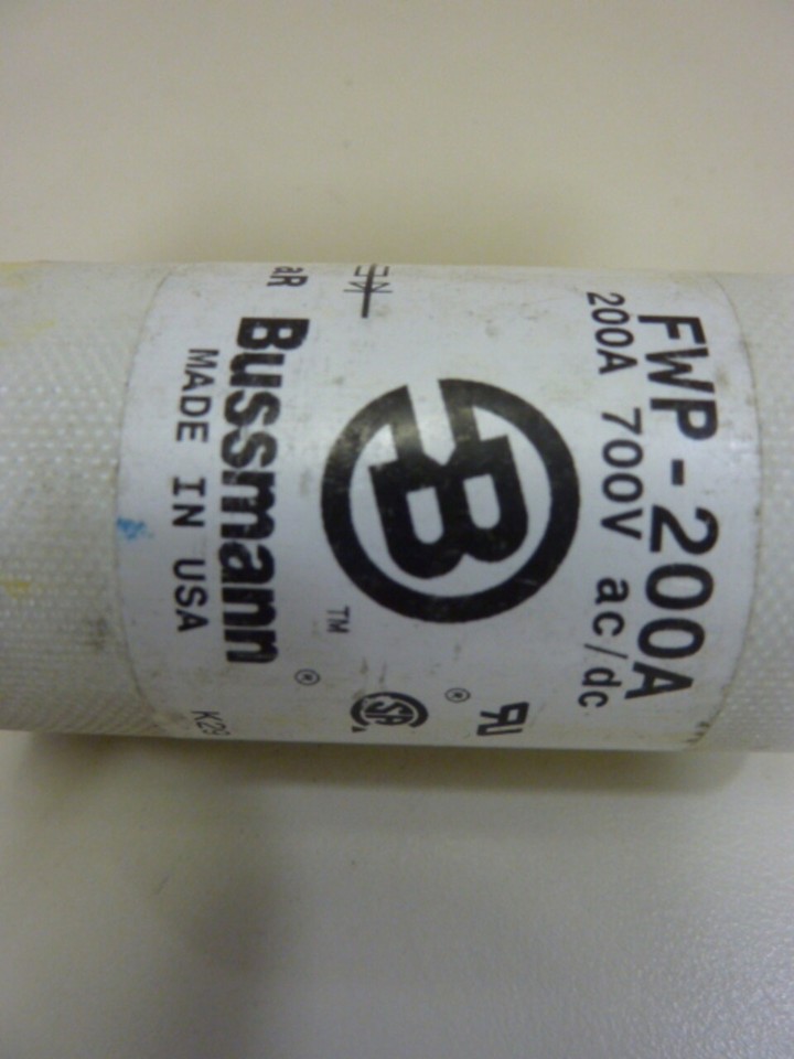 BUSSMANN 200 Amp Fuse FWP-200A Used #62291 | eBay