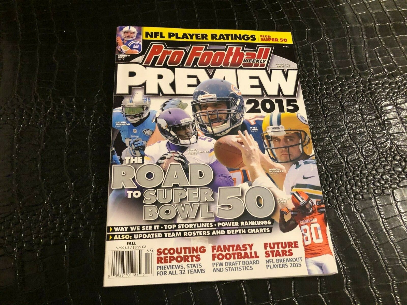 2015 PRO FOOTBALL WEEKLY magazine (UNREAD) ROAD TO SUPER BOWL 50 | eBay