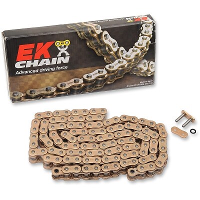 EK Chain Gold ZVX3 530 Series 150 Link Motorcycle Chain Chain Kit for ...