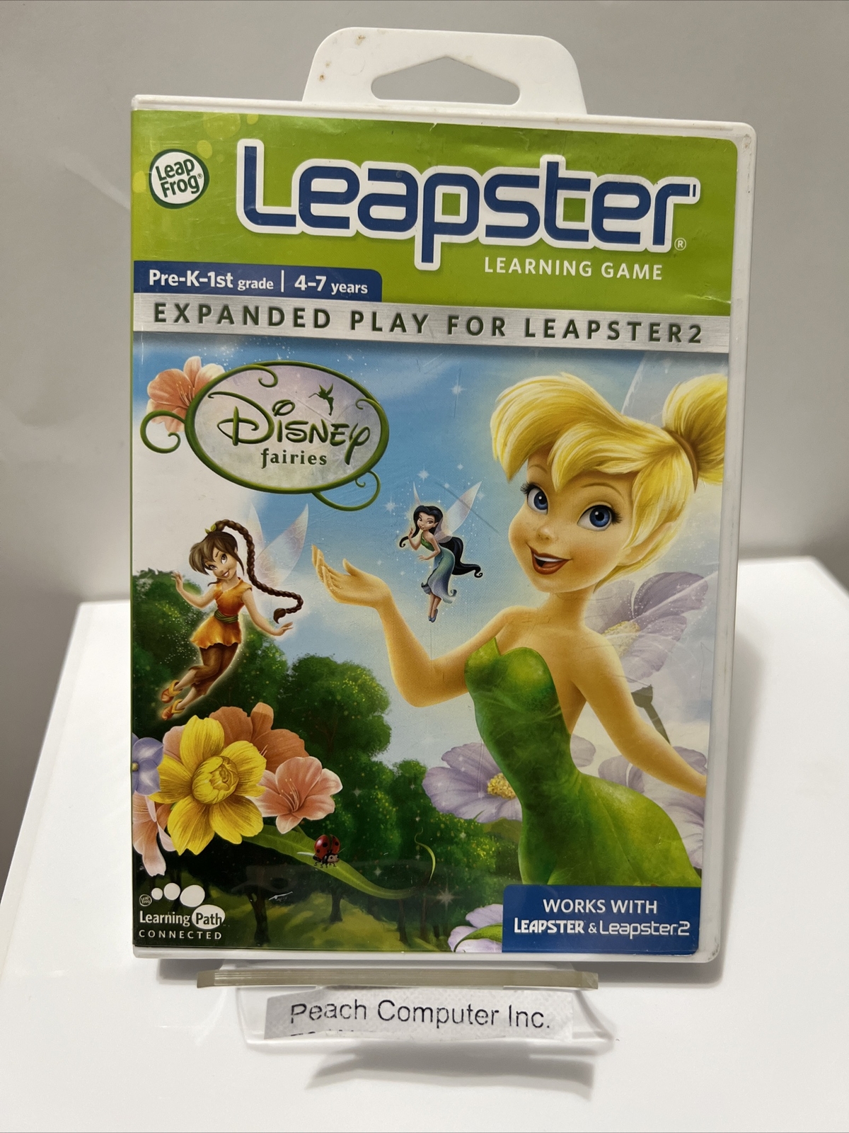Leapster 1 & 2 DISNEY FAIRIES Shapes Patterns Learning Game Leap Frog ...