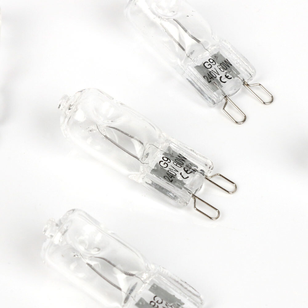 10 X G9 Halogen Bulbs 25W/40W/60W Warm White Filament Lamp Replacement ...