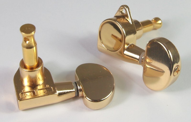 1/14 Acoustic guitar gold plated machine head tuner turning peg 3R3L ...