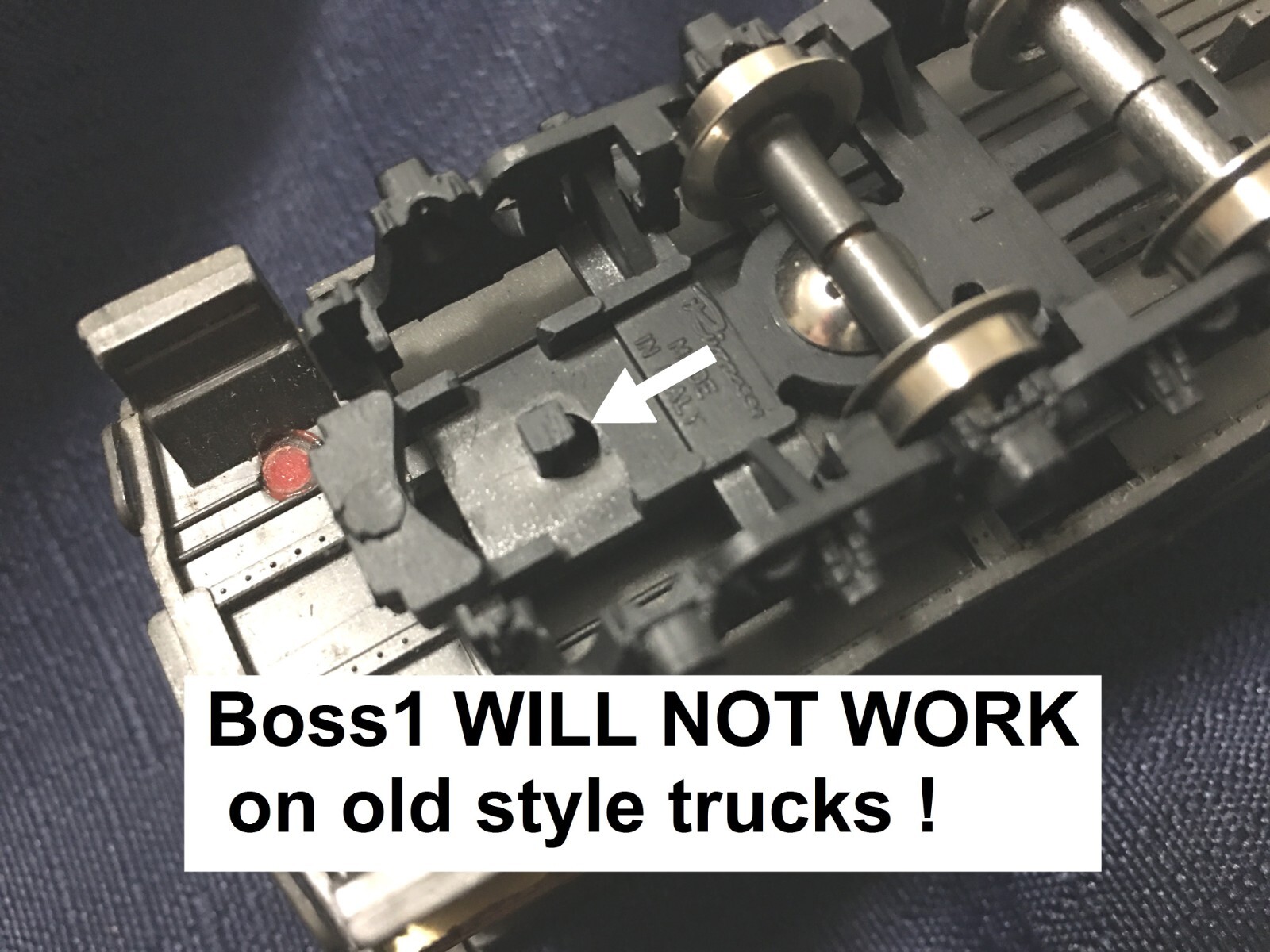 IHC & Rivarossi truck / BROKEN coupler boss Replacement [ Pkg of 4 ...