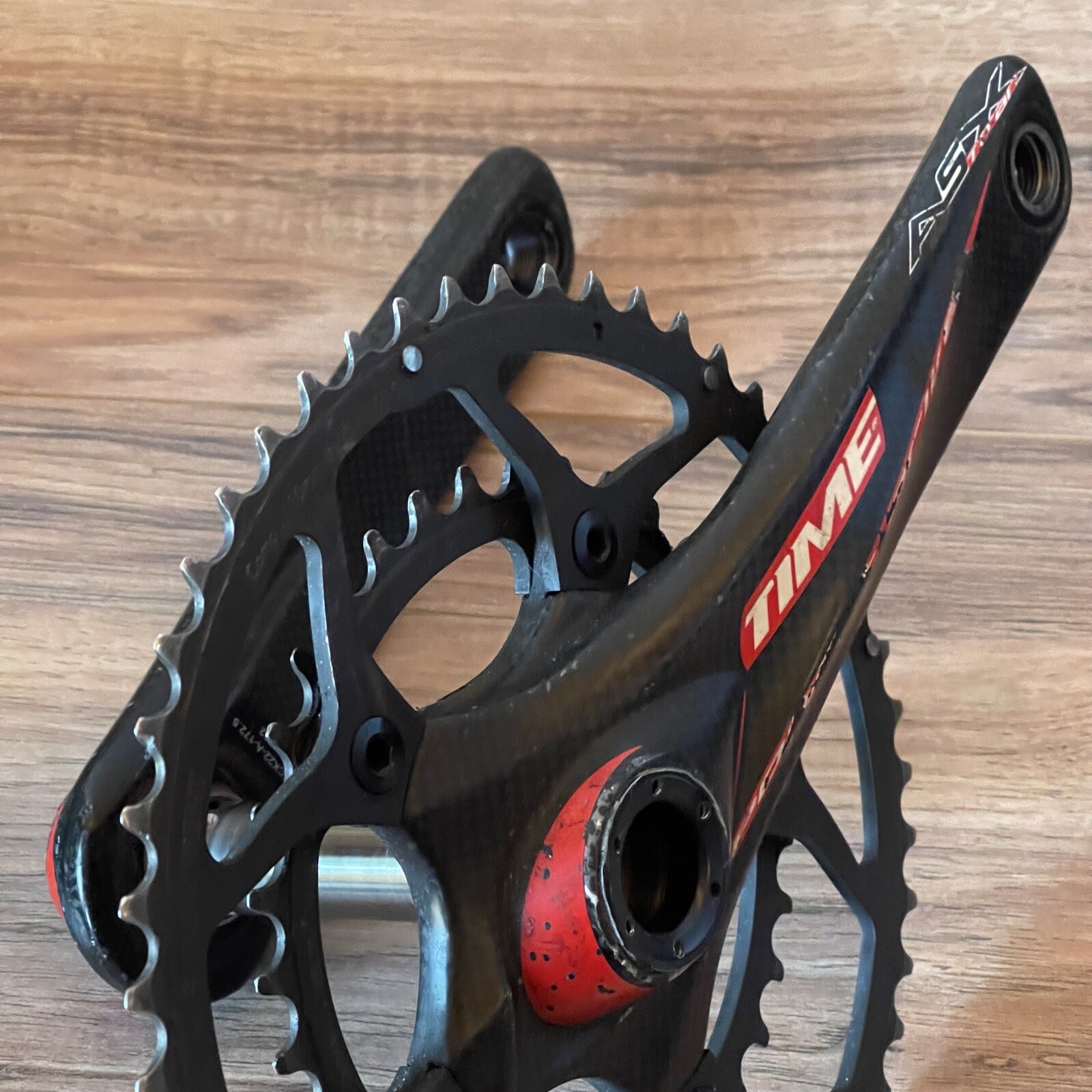 TIME Power Drive ASX Titanium Axle Compact Crankset 50/34 110BCD ISIS ...