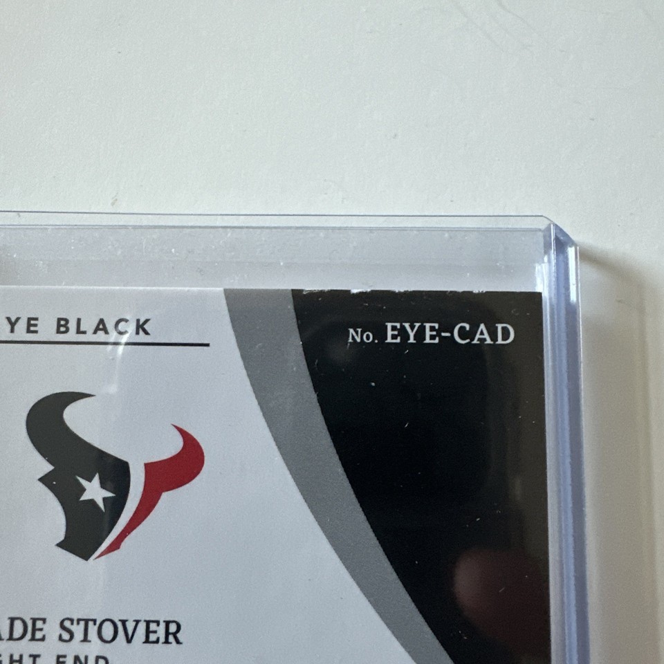 Cade Stover 2024 Panini Immaculate Collection RPA Rookie Eye Black /99 ...