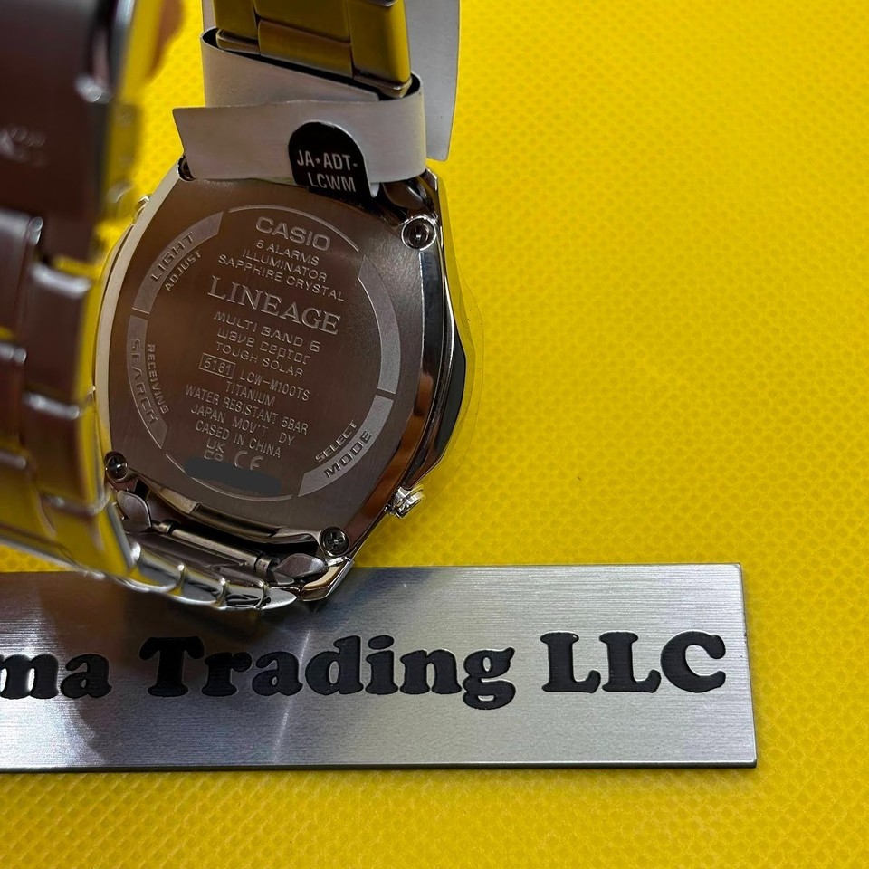 CASIO LINEAGE LCW-M100TSE Series Tough Solar Atomic Radio Watch ...