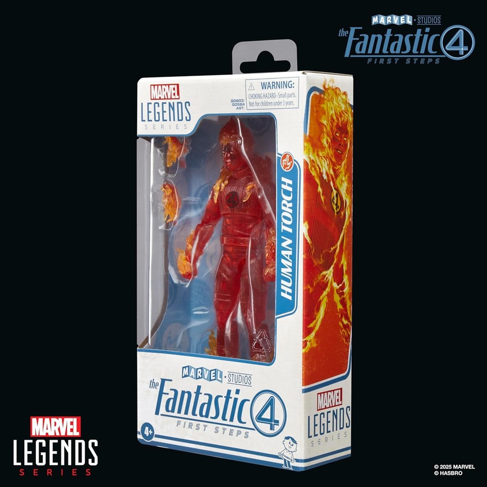 Marvel Legends Series Human Torch Action Figure, Red | eBay