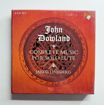 John Dowland Complete Music For Solo Lute Jakob Lindberg 4-CD Set | eBay