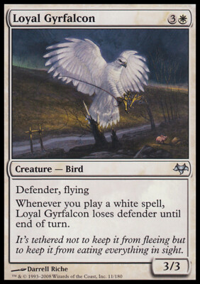 MTG Magic the Gathering Loyal Gyrfalcon (11/187) Eventide NM | eBay
