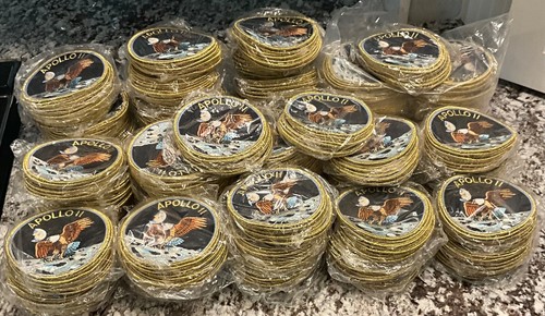 Lot of 100 Apollo 11 Patches All Brand New Crazy Close Out ...