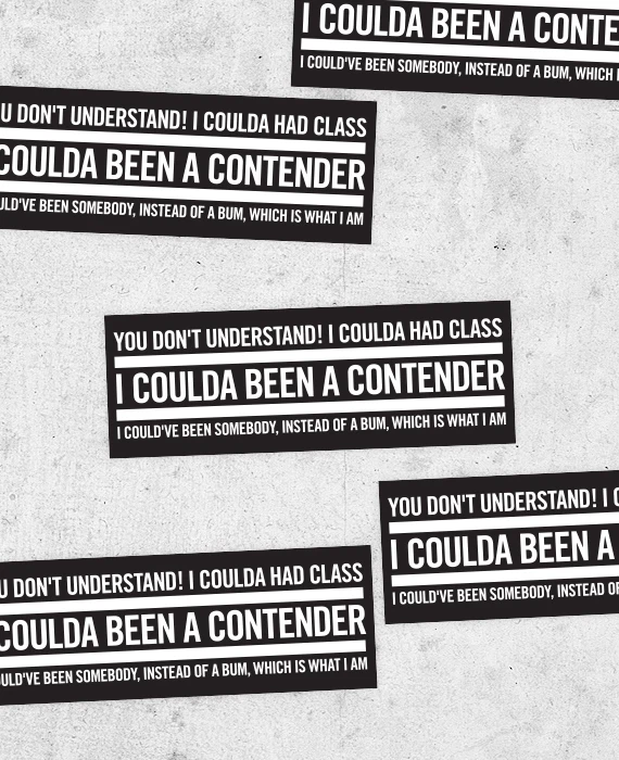 Marlon Brando On The Waterfront I Could Have Been A Contender