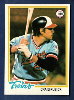 1978 Topps Craig Kusick #137 Minnesota Twins NM+ | eBay