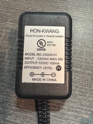 Class 2 Plug In Transformer 120V-12VDC Barrel Plug | eBay