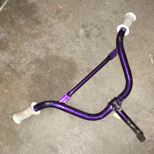 Purple 21" BMX Handlebars and Goose Neck Riser Stem webco redline GT ...