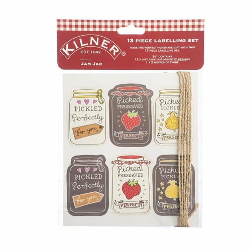 Kilner Jam Pot Preserve Labels Labelling 13 Piece Set 0025.802 ...