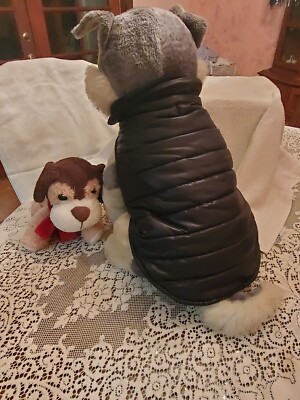 Top Paw Puffer Dog Coat XS/M/L/XL- Blk Gray Olive Green Navy * Benefits ...