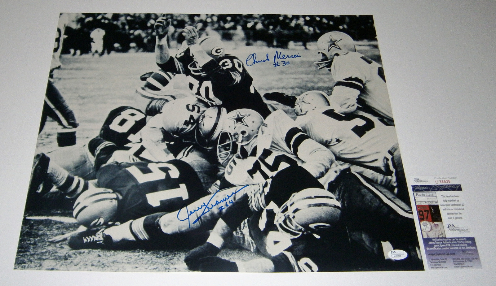 Jerry Kramer Autographed Memorabilia | Signed Photo, Jersey ...