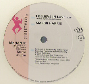 Major Harris - I Believe In Love (12", Single) | eBay
