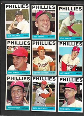 1964 TOPPS PHILADELPHIA PHILLIES COMPLETE TEAM SET (27) EX/MT RANGE | eBay