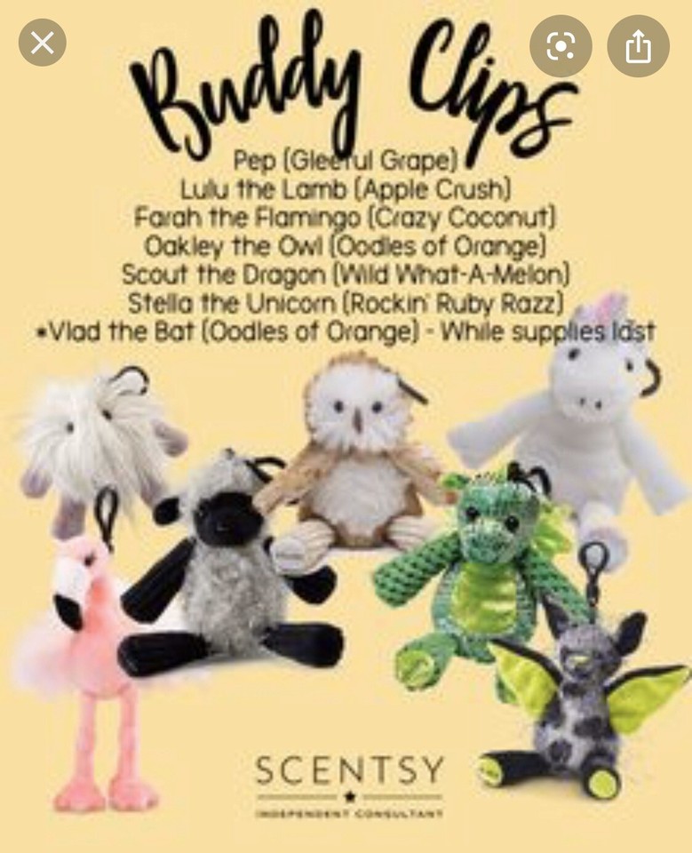 Scentsy BUDDY CLIP Blanket Buddy BITTY buddy SIDEKICK for baby * You ...