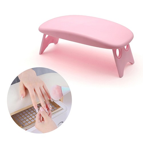 Nail Art Pillow PU Leather Soft Lightweight Manicure Hand Rest Cushion ...
