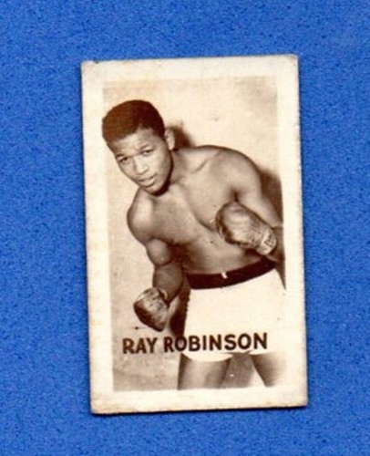 Sugar RAY ROBINSON RC 1948 Topps Magic Photos Boxing #19A Rookie Card ...