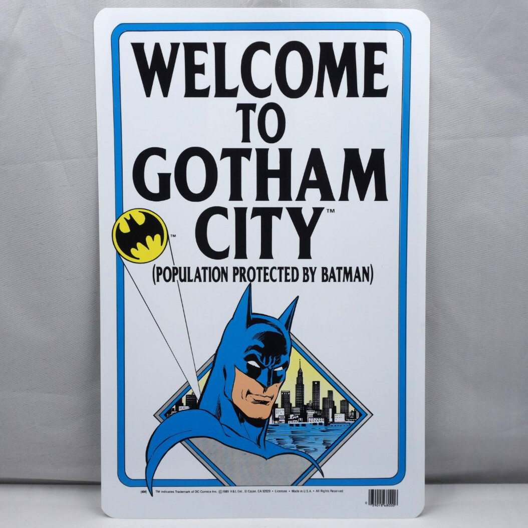 Gotham City Street Signs