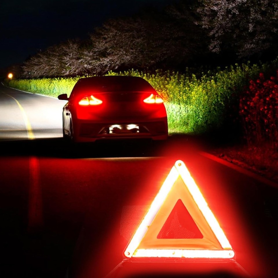 Warning Dot Approved Kit Triangle Emergency Reflective Sign Safety ...