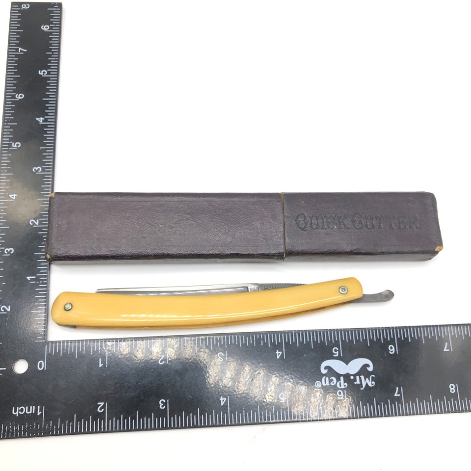 Vintage Hamburg Concave Straight Razor With Original Box | eBay