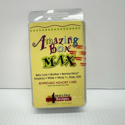 Amazing Designs Box Max Transferable Memory Card ABMMC-PESHUS NEW | eBay