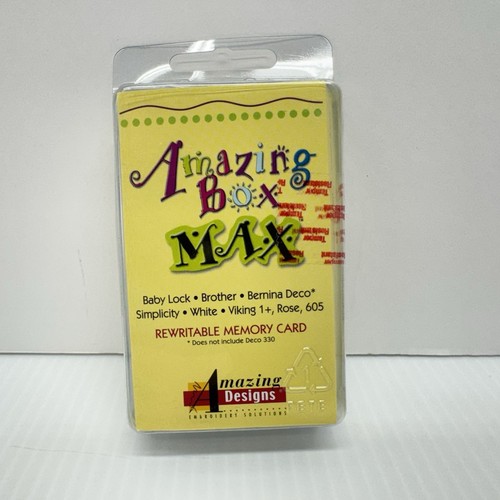 Amazing Designs Box Max Transferable Memory Card ABMMC-PESHUS NEW | eBay