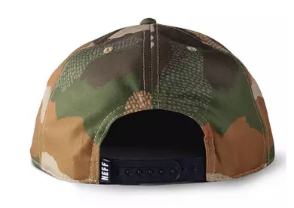NEFF Camo Skateboarding Trucker Snapback Hat Cap New Fast Shipping | eBay
