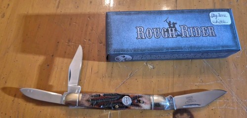 Rough Rider Stagbone Whittler Pocket 3 Blade Folding Knife RR155 | eBay