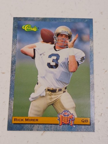 Rick Mirer Seattle Seahawks 1993 Classic Rookie Card #2 | eBay