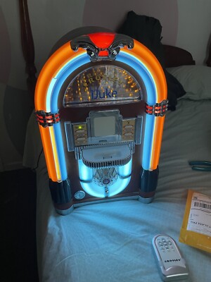 Crosley Original iJuke Jukebox Apple iPod Music Color Lights CR17 With ...