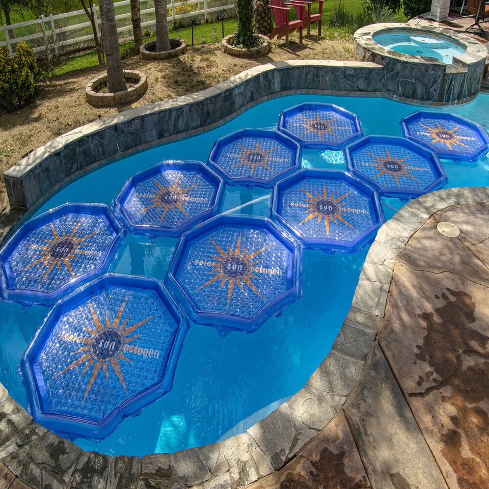 Solar Sun Rings Swimming Pool Hot Tub & Spa Octagonal Heating Solar ...