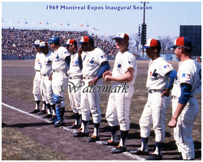 MLB 1969 Montreal Expos Inaugural Season Starting Line Up Color 8 X 10 ...