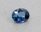 1.10ct Certified Natural Blue Sapphire OV 7x6mm Sweet Blue Color 100% ...