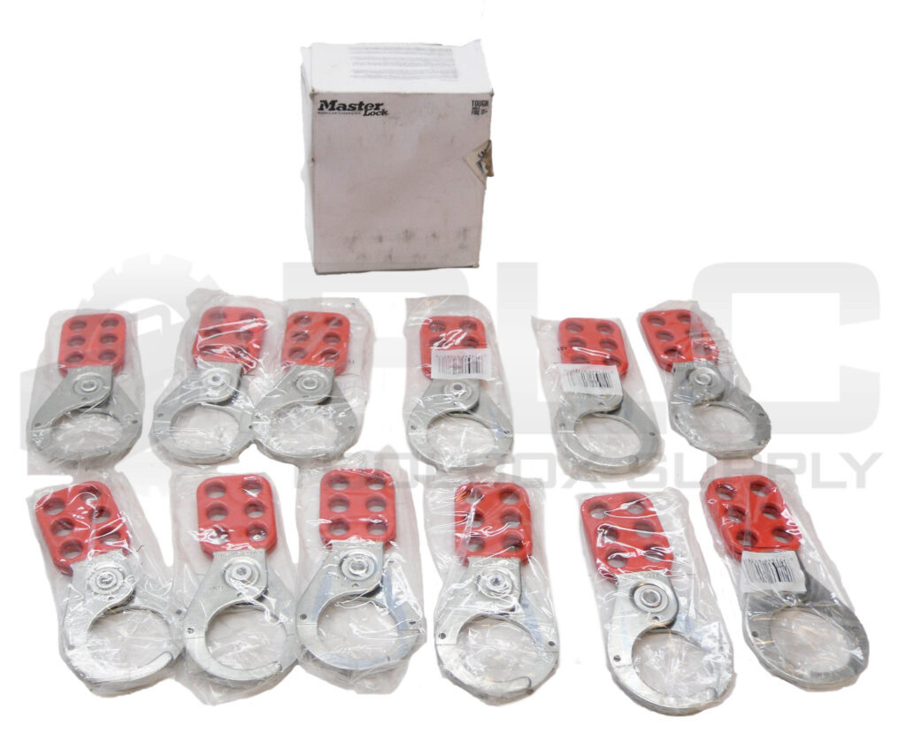 NEW BOX OF 12 MASTER LOCK 421 LOCKOUT HASP 1-1/2" JAW *READ* | eBay