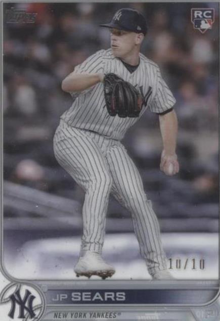 2022 Topps Update Series - JP Sears #US210 Clear /10 (RC) for sale ...
