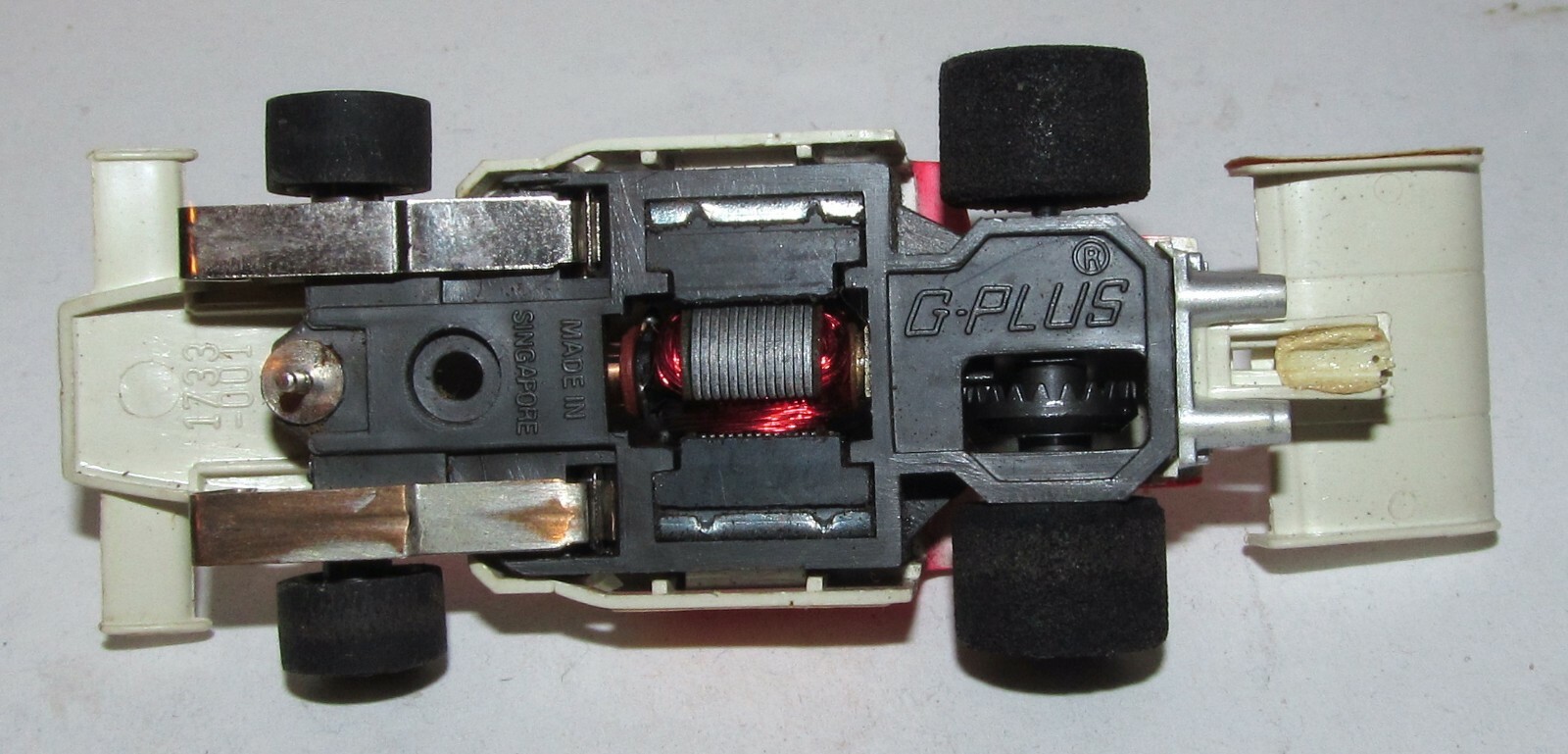 AFX G-Plus McLaren F1 White with Fluorescent Pink #11 Slot Car Aurora ...