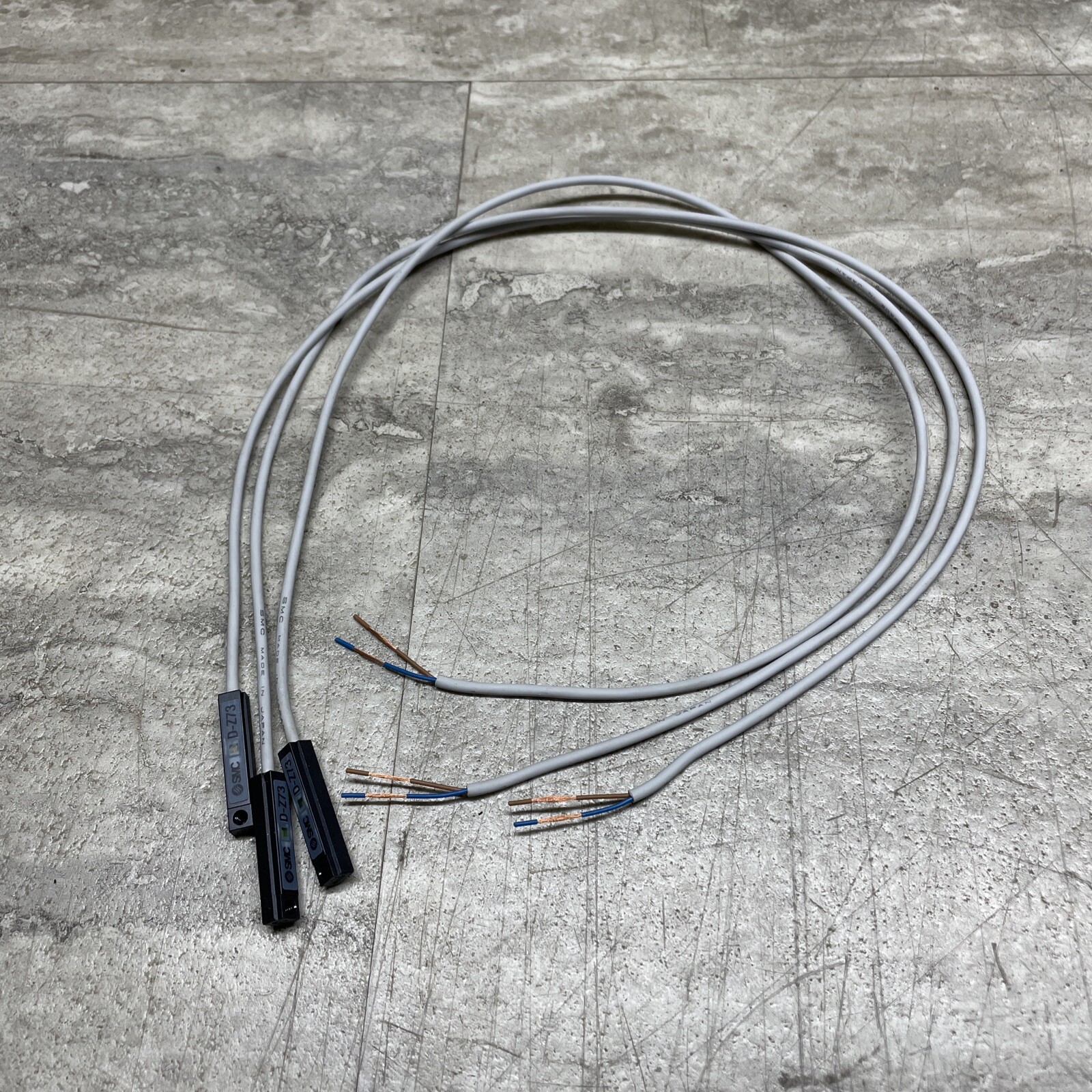 Lot Of 3 SMC D-Z73 Cylinder Magnetic Reed Switch / Proximity Sensor ...