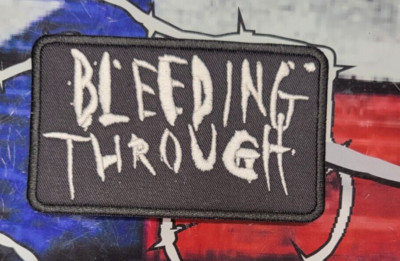 EMBROIDERED BLEEDING THROUGH METAL BAND PATCH (Please Read Ad) | eBay