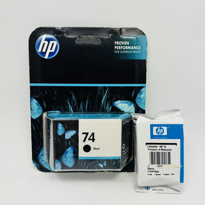HP 74 Genuine Original Black Ink Cartridges Lot 2 Expired 2013 | eBay
