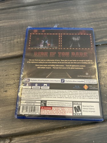 Until Dawn: Rush of Blood (Sony PlayStation 4, PS4 PSVR) - Brand New ...