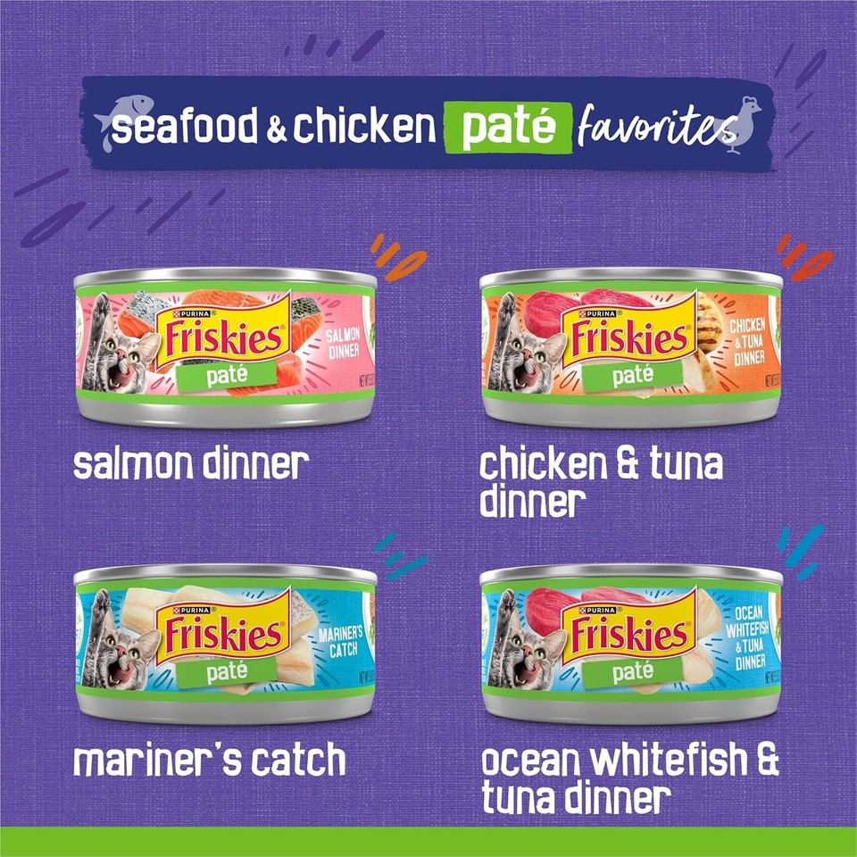 24 Pack Purina Friskies Turchicken Gravy Soft Variety Pack Wet Cat Food ...