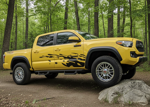 MUD SPLASH Vinyl Decal Graphics Left & Right Side Set – 85"x23" Off ...