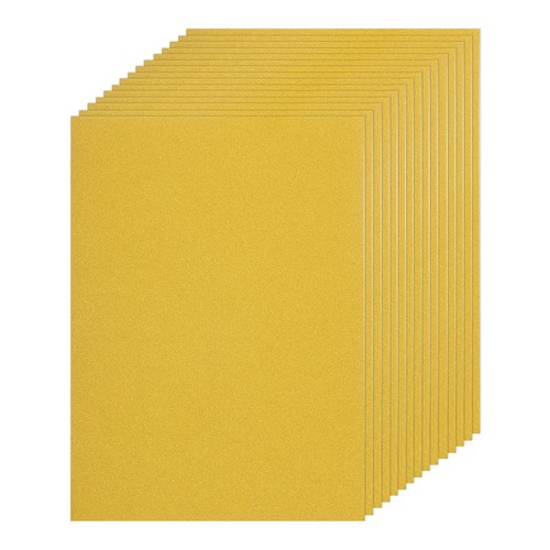 20 Sheet A4 Glitter Gold Card Stock, 8"x11" Paper for DIY Crafts ...