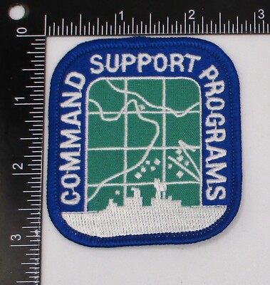 US NAVY SHIP COMMAND SUPPORT PROGRAMS PATCH | eBay
